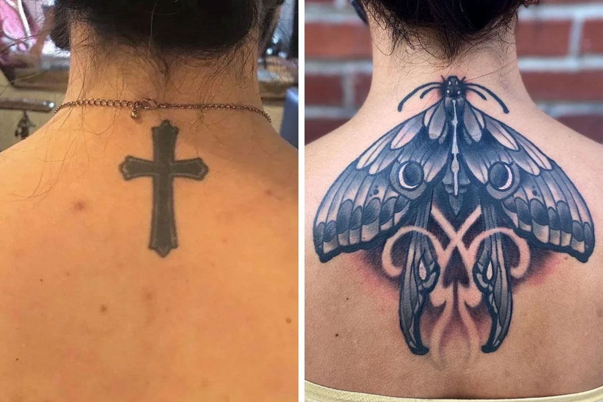 30 Before-And-After Pictures Of Tattoo Cover-Ups To Remind You To Think ...