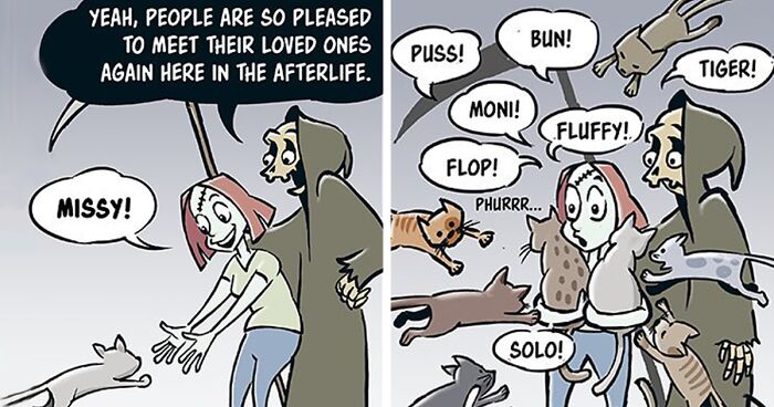 Befriending Death: Hilarious Takes On The Afterlife Through 30 Comics ...