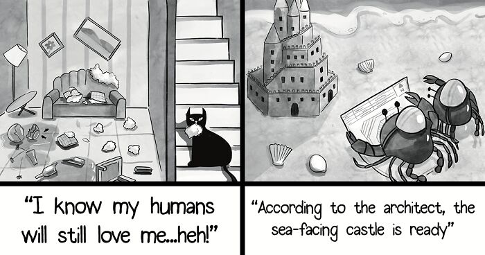 I Created 30 Hilariously Adorable Animal Cartoons For An Art Challenge ...