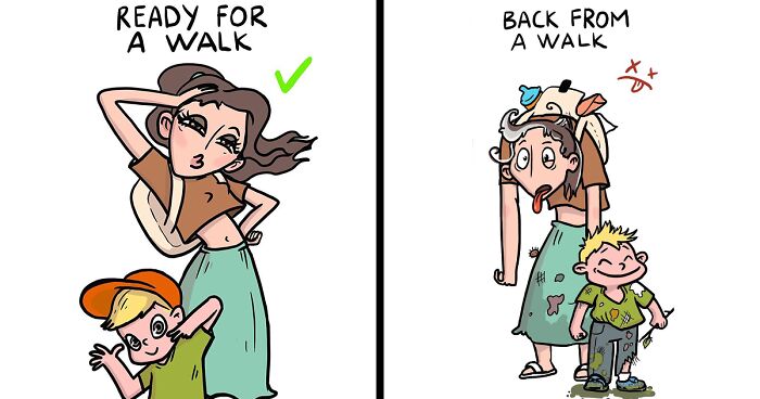 Mom Creates Uncensored Comics About What It’s Really Like To Raise A ...
