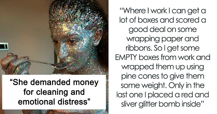 Woman’s House Is Flooded With Glitter After She Stole A Display Gift ...