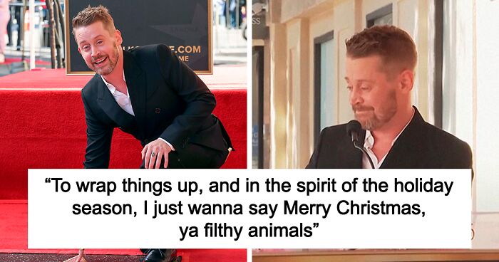 Macaulay Culkin Delivers Emotional Speech As He Receives His Hollywood ...