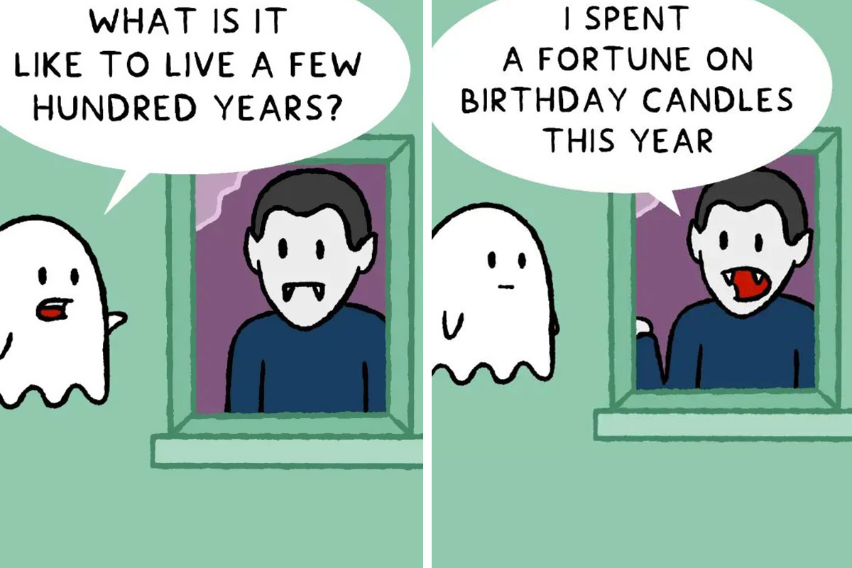 “Almost 100 Ghosts”: 30 New Comics Showing What Ghosts Do When We’re Not Looking | Bored Panda
