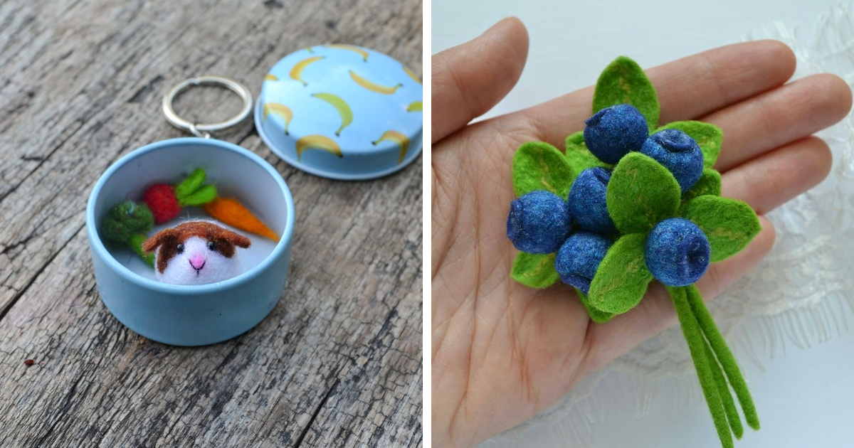 The Art Of Felting: 48 Of My Best Handmade Works From Wool | Bored Panda