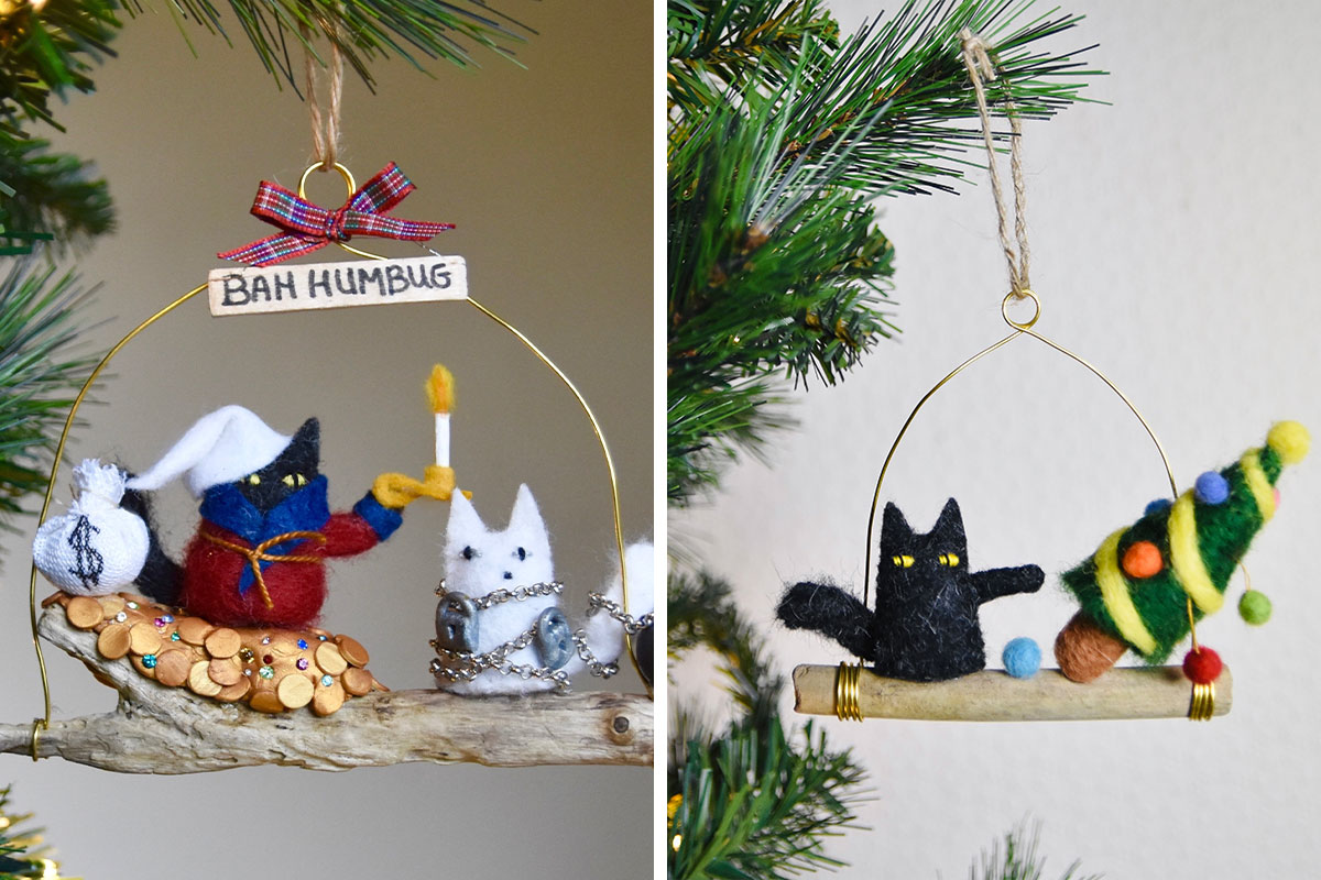 I Make Mini Cat Ornaments For Festive Trees, And Here Are 31 Of The ...
