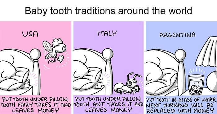 40 Funny Cultural Differences Experienced By Travelers, Depicted By ...