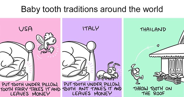 40 Funny Cultural Differences Experienced By Travelers, Depicted By ...