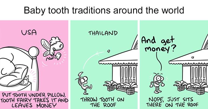 40 Funny Cultural Differences Experienced By Travelers, Depicted By ...