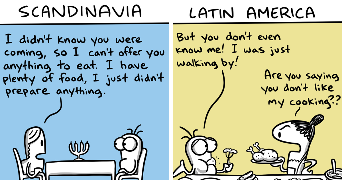 40 Funny Cultural Differences Experienced By Travelers, Depicted By ...