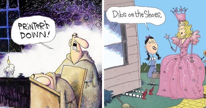 Artist Creates Funny One-Panel Comics Capturing The Quirks Of Human ...