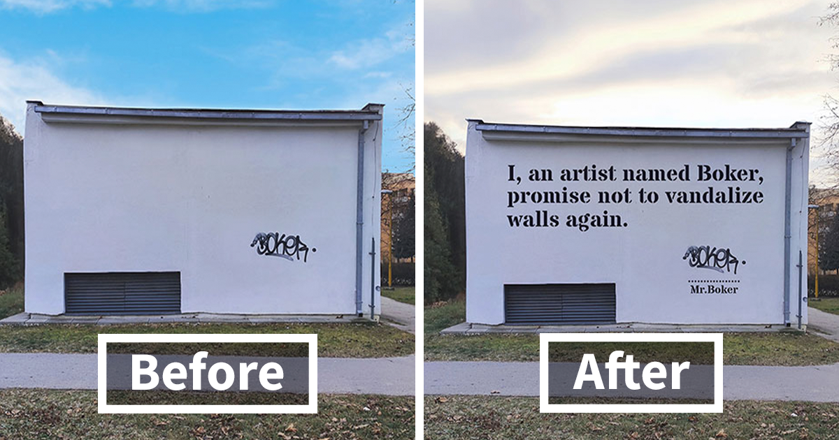 I Transformed Graffiti Tags Into Signed Apologies, Job Application ...