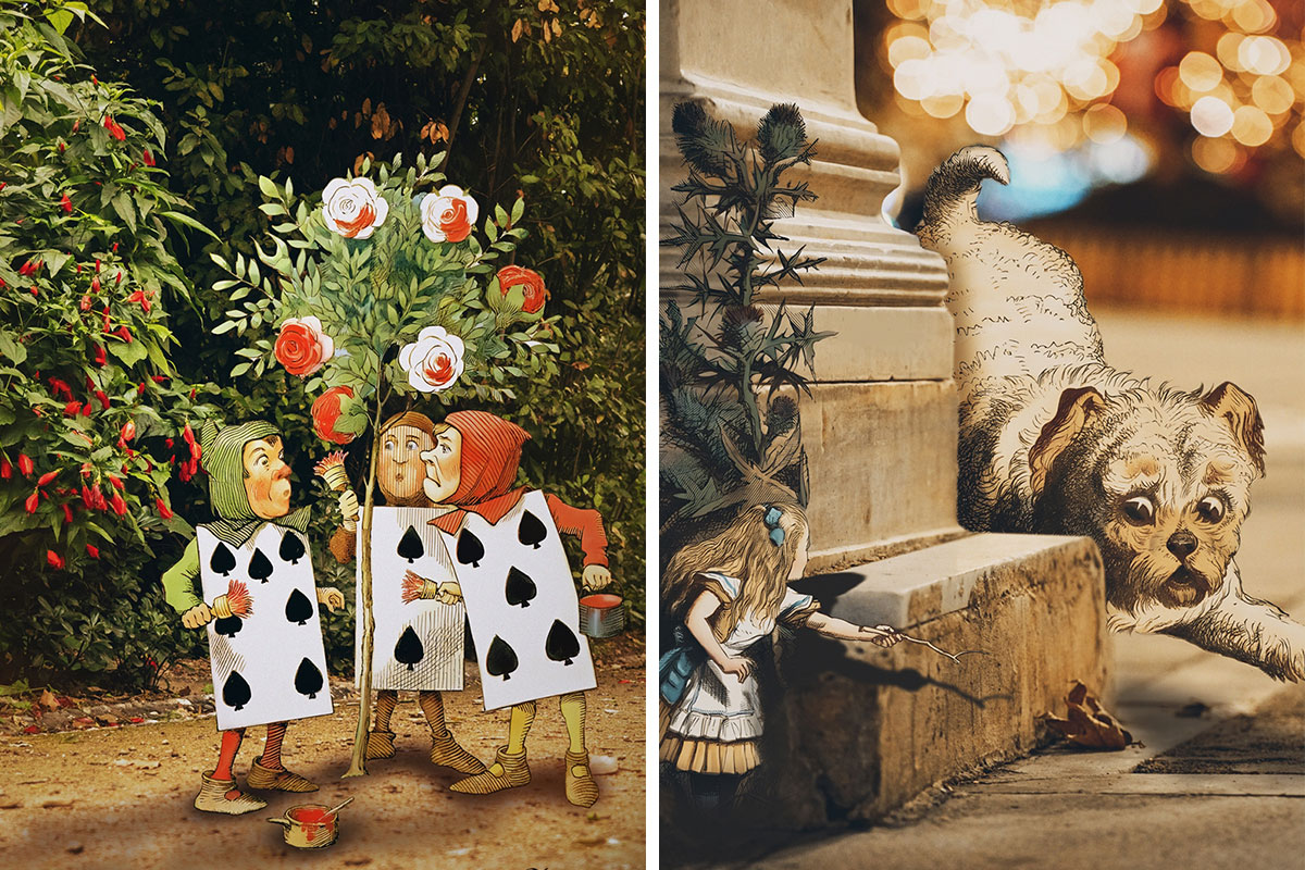 I Made 18 Pics Featuring Alice Wandering Around Athens’ Wonderland ...