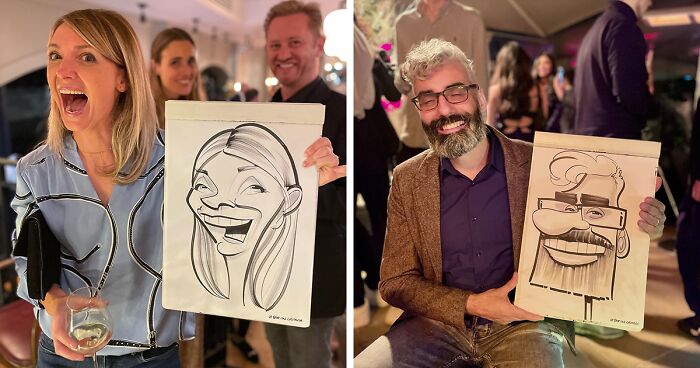 30 Caricature Portraits Showing People In A Hilarious Way By This ...