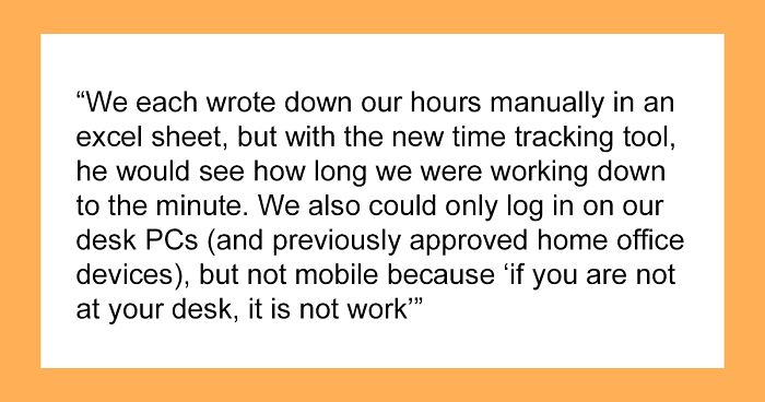 Boss Introduces A Time-Tracking Tool So Workers Don’t Cheat, Regrets It ...
