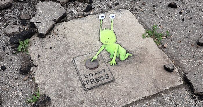 50 Doodled Creatures That Popped Up In Unexpected Places, By David Zinn ...