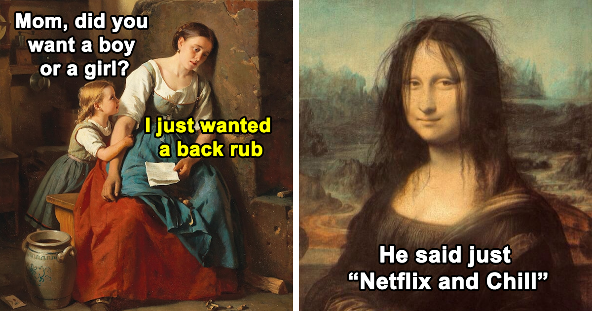 This Instagram Account Combines Sarcasm With Classical Art And Its ...