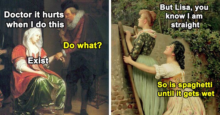 This Instagram Account Combines Sarcasm With Classical Art And Its ...