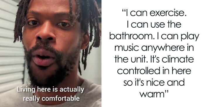 Guy Shares That He Lives In A Storage Unit, Because It’s Much Cheaper ...