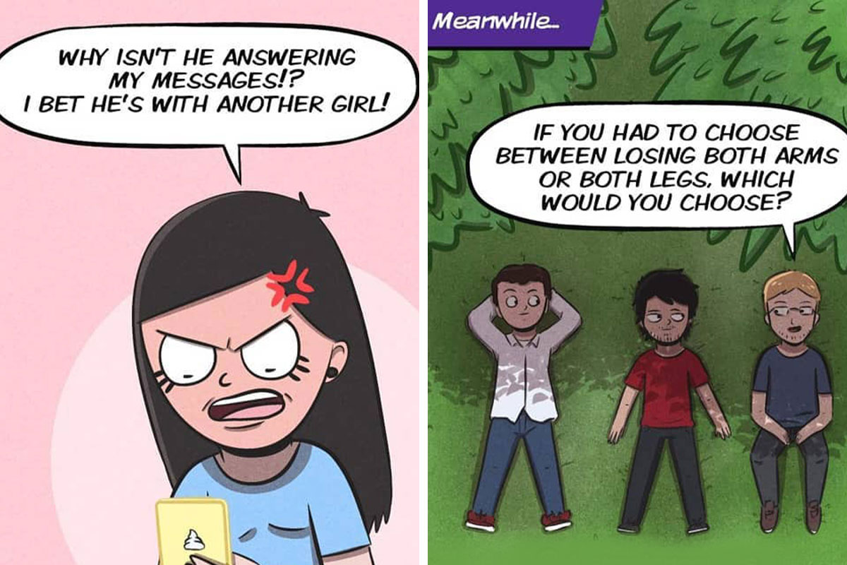 Dark Dystopia: 40 Dark Humor Comics Made By This Artist | Bored Panda