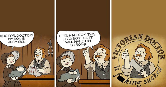 30 Hilariously Dark Comics You Might Enjoy By ToothyBj | Bored Panda