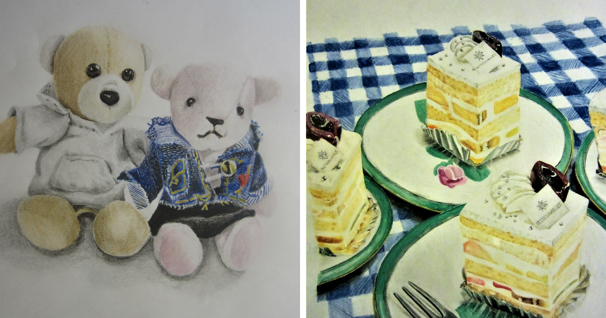 I Started Drawing Hyper-Realistic Art Using Pencil Crayons 3 Years Ago ...