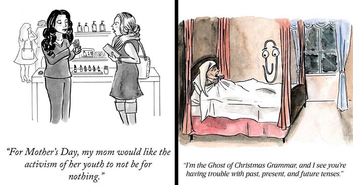 From Relatable To Absurd: 30 Witty One-Panel Comics By The New Yorker ...