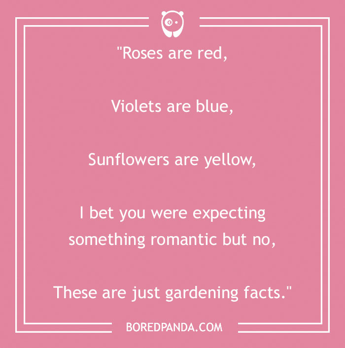 115 Funny “Roses Are Red” Poems Anyone Can Write | Bored Panda