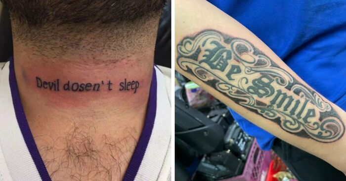 30 Failed Tattoos That People Didn’t Even Realize Were That Bad