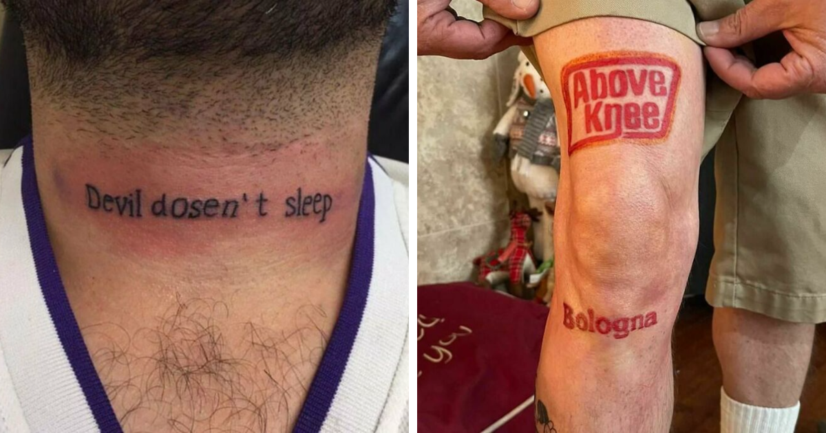 30 Failed Tattoos That People Didn’t Even Realize Were That Bad | Bored Panda