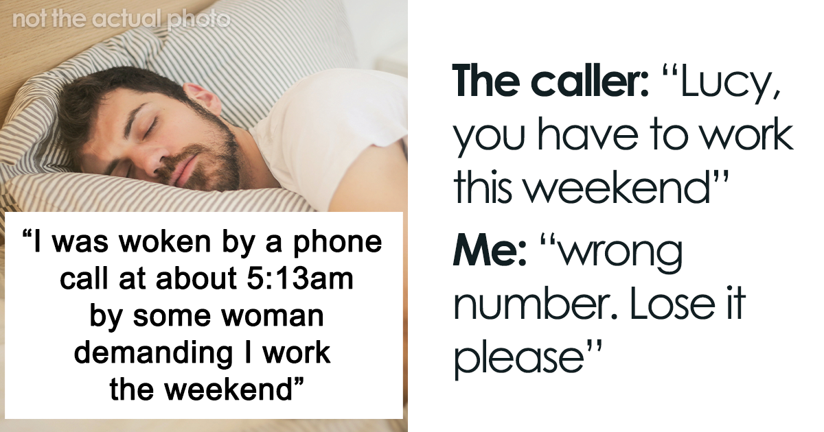 Man Refuses To Let Random Manager Off Easy After Calling Him At 5 AM ...