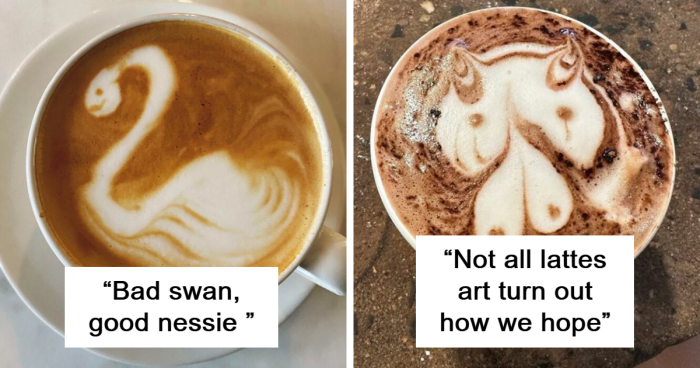 50 Hilarious Latte Art Fails | Bored Panda