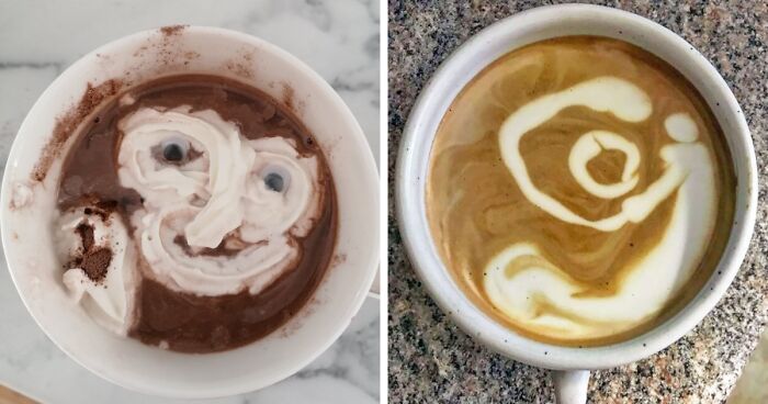 50 Hilarious Latte Art Fails | Bored Panda