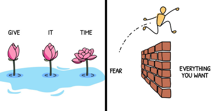 This Guy Creates Motivational Illustrations Aiming To Help People Focus ...
