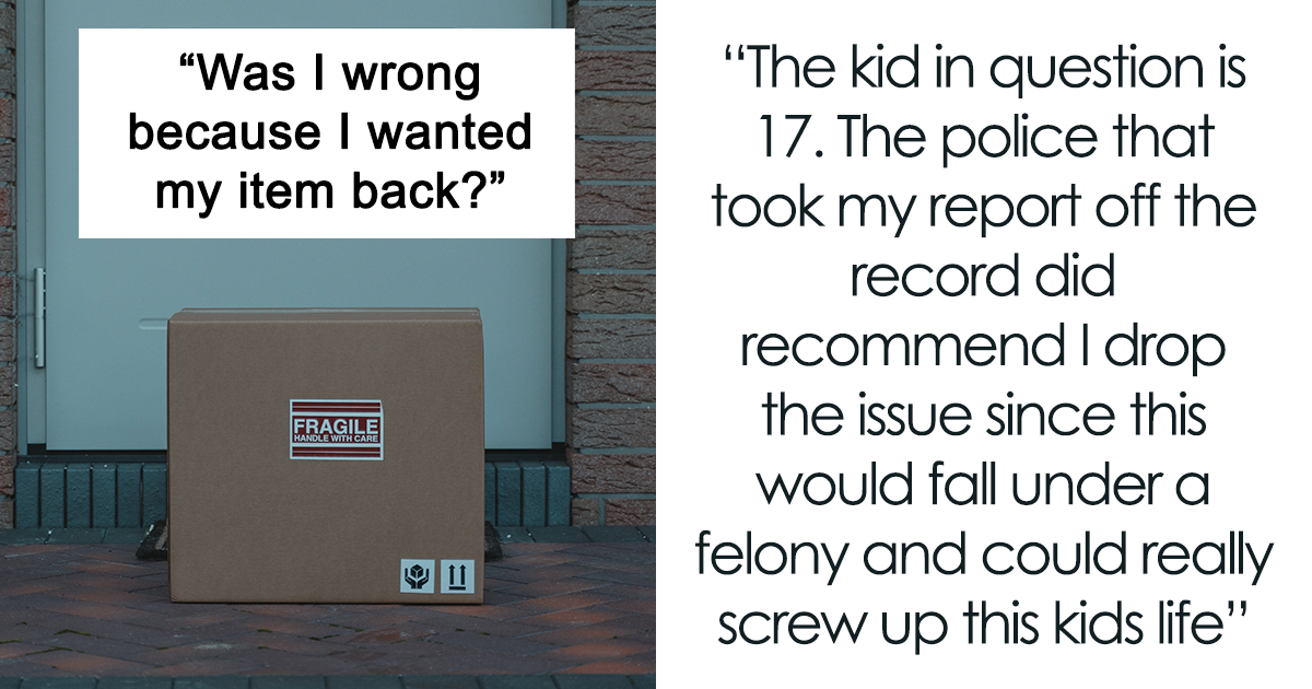 Neighbor’s $2,200 Package Is Stolen By 17 Y.O., The Owner Is Accused Of ...