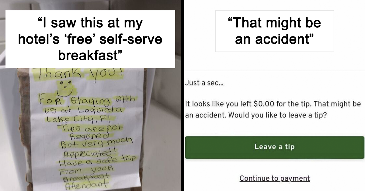 ‘End Tipping’: 45 Pics That Show Tipping Culture In The US Needs To ...