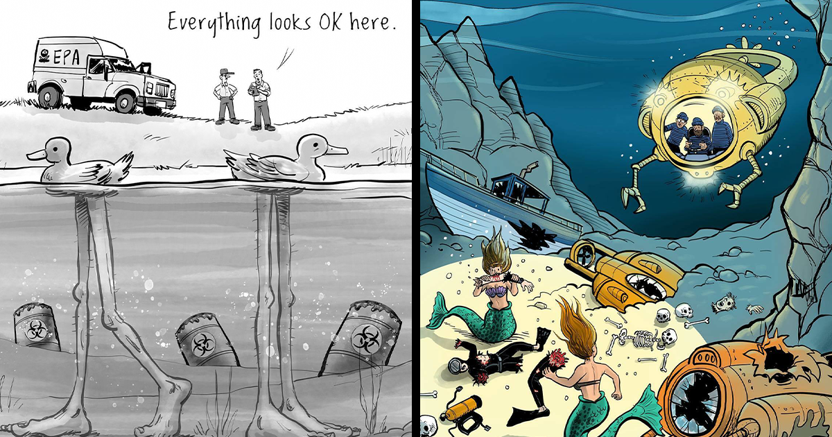 35 Hilarious One-Panel Comics By Derek Evernden With Darker Undertones ...