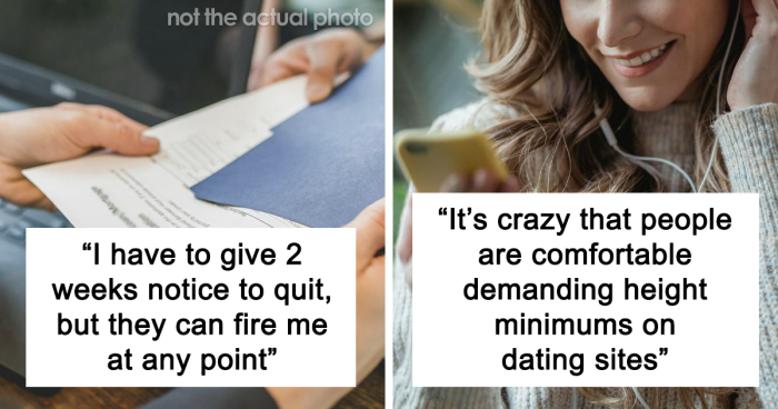 Somebody Just Asked People To Post Examples Of Double Standards, And 45 ...