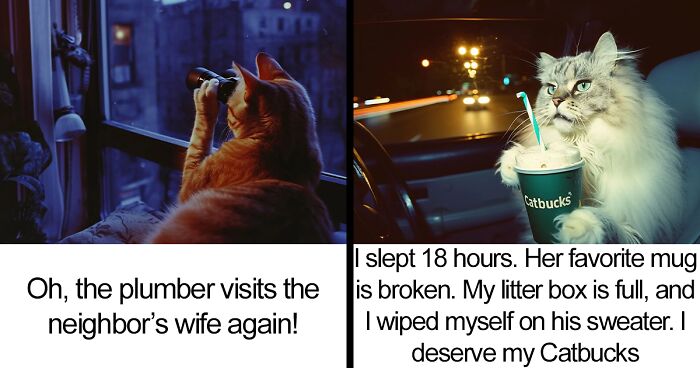 Unmasking Cat Shenanigans: 15 Funny Moments Revealed By Princess_Prompt ...