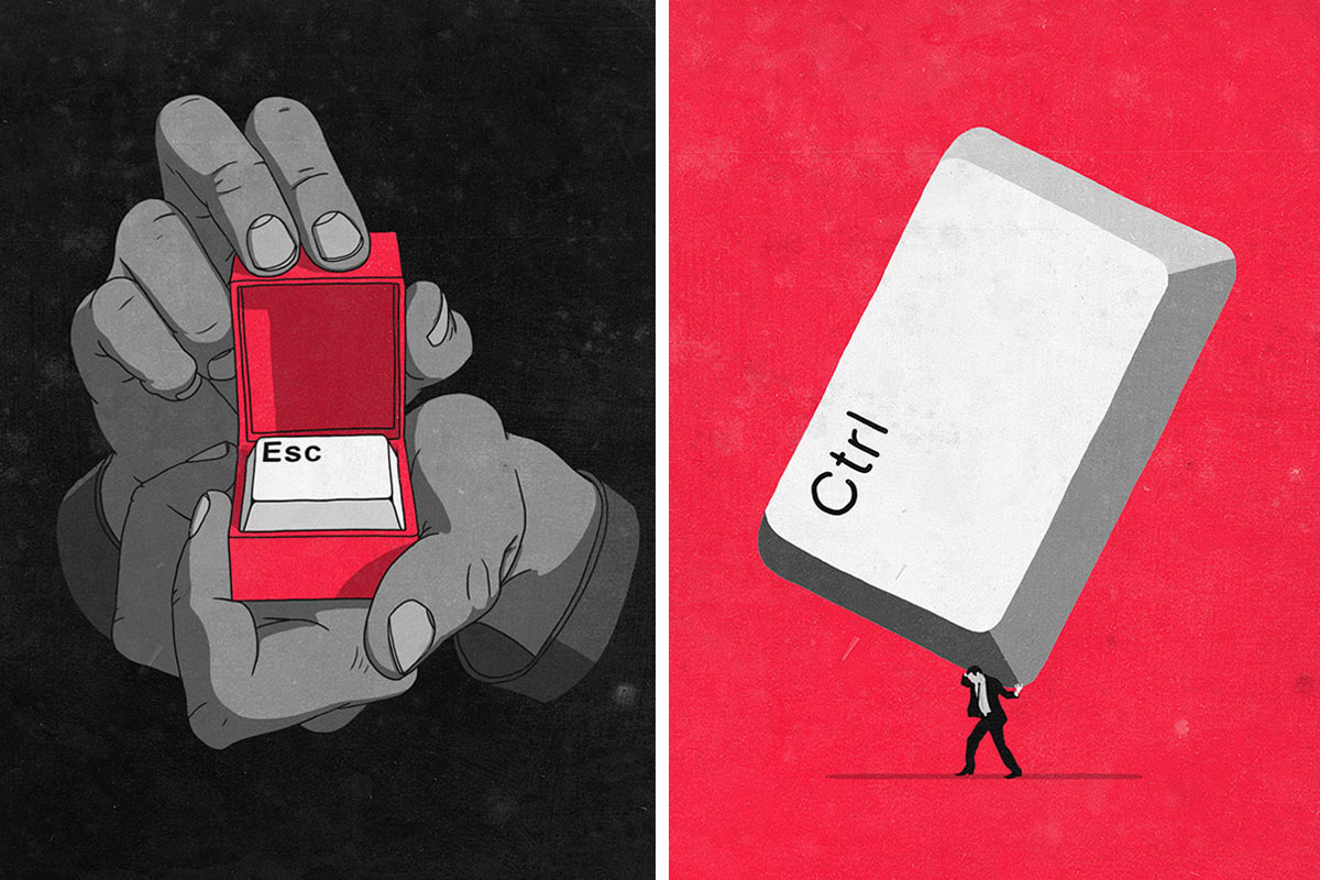 “Mindshots”: Sergio Ingravalle’s Masterful Illustrations That Speak ...