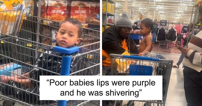 “You’re Crazy”: Shopper Brings Freezing Toddler Wearing Only A Diaper ...