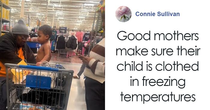 “You’re Crazy”: Shopper Brings Freezing Toddler Wearing Only A Diaper ...