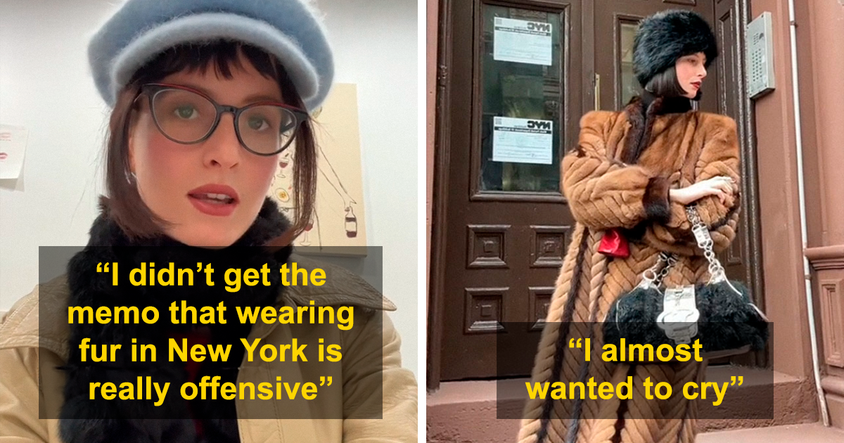 Vegan Gets Kicked Out Of A Bar For Wearing Fur, Starts Questioning Her ...