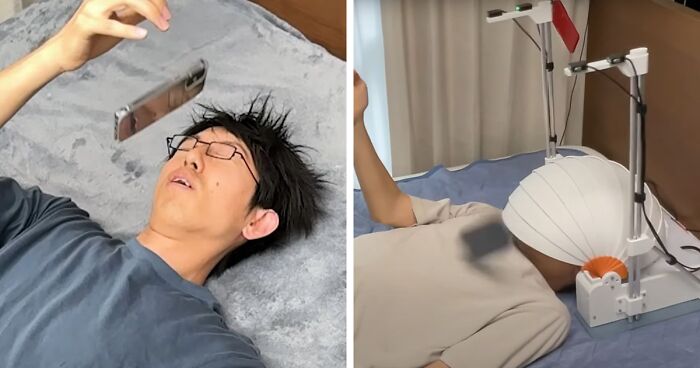 Here’s A Unique Gadget Created By This Guy to Protect Heads While Using ...