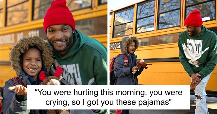 Bus Driver Helps Out A Student Crying Over Being Unprepared For Pajama ...
