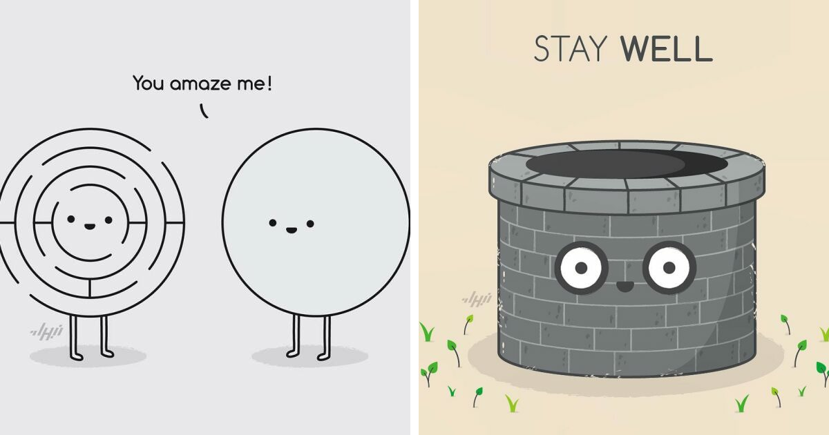 70 Playful Illustrations Filled With Witty Wordplay By Nabhan ...