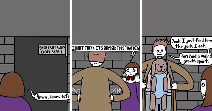 ‘Not Quite Right’: 24 New Dark Humor Comics With Surprising Endings | Bored Panda
