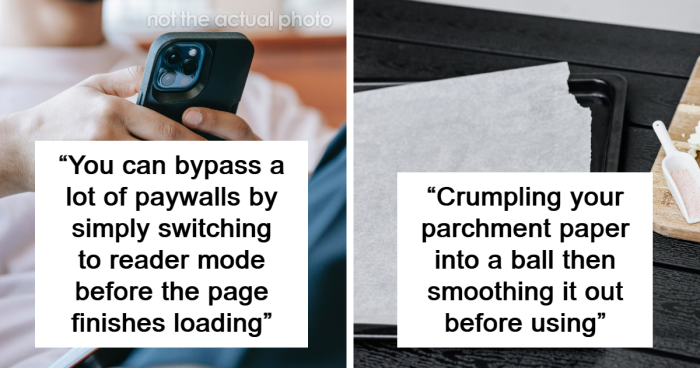 People Share “Uncomplicated Yet Highly Efficient” Life Hacks, Here Are ...