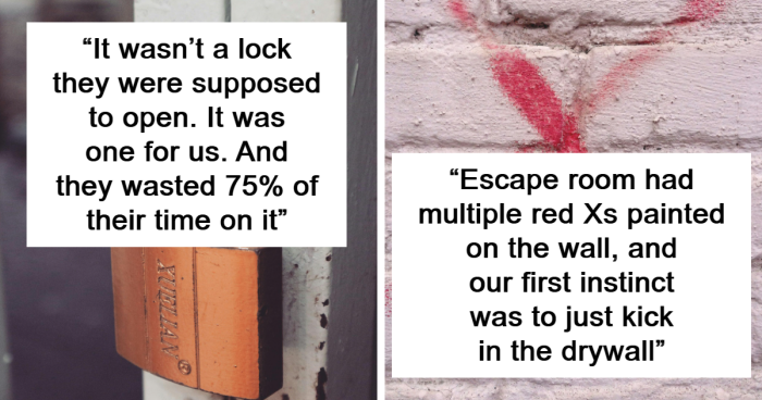 30 Times People Did So Badly In Escape Rooms Even The Workers Got ...