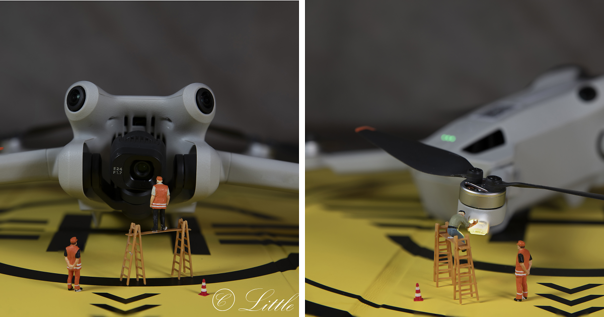 “Little World”: I Photographed The ‘Inspection’ Of The Drone Done By ...