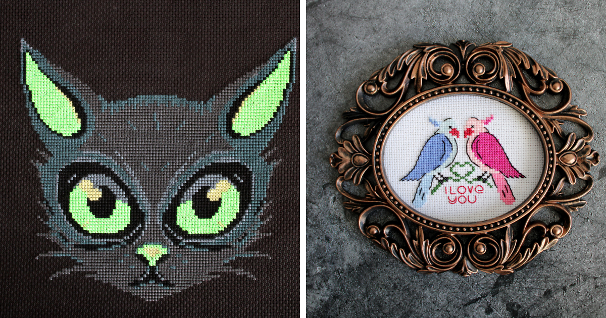 I Create Small And Simple Cross-Stitch Patterns (23 Pics) | Bored Panda